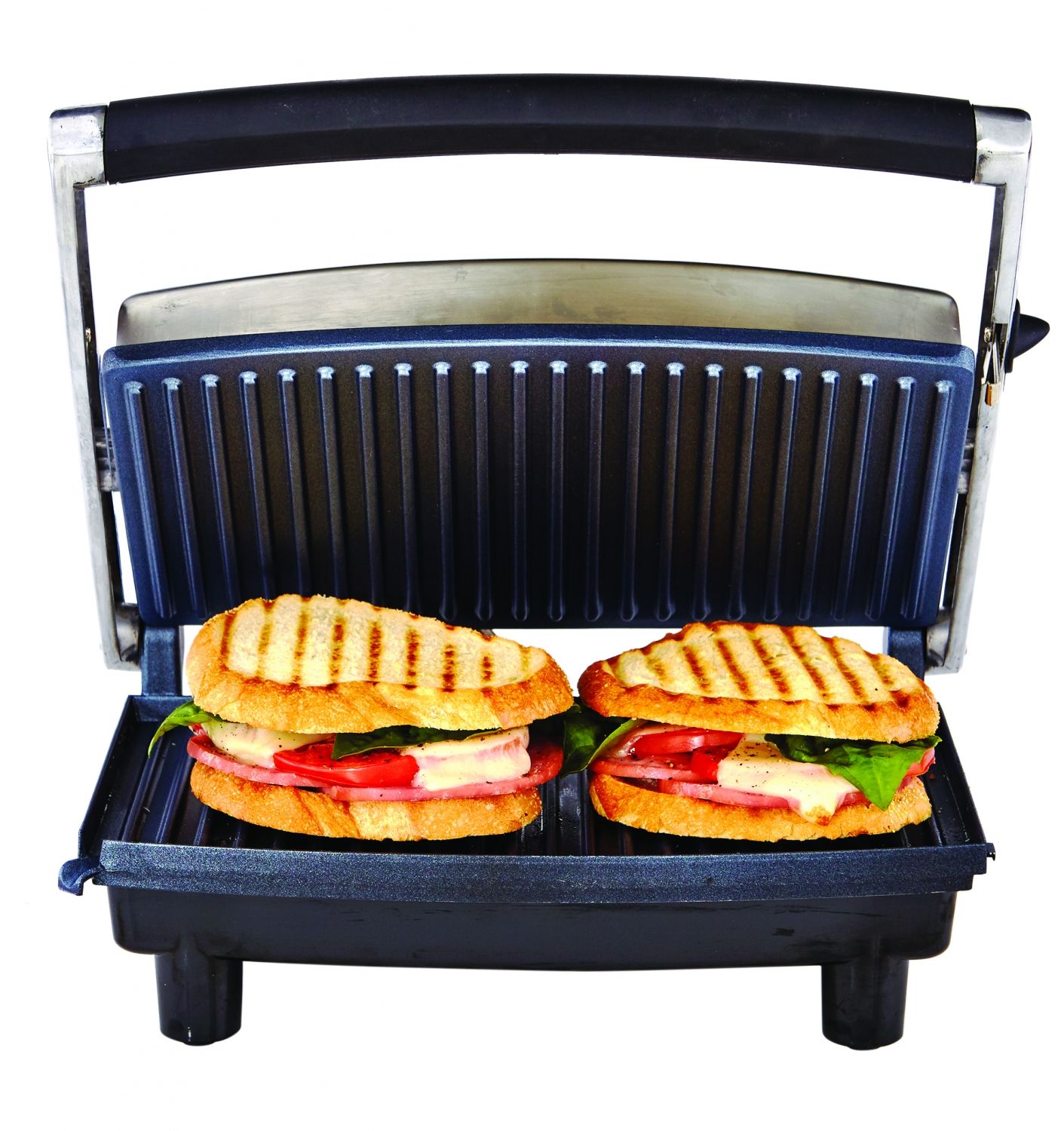2-Slice Panini Grill Maker Stainless Steel - CE