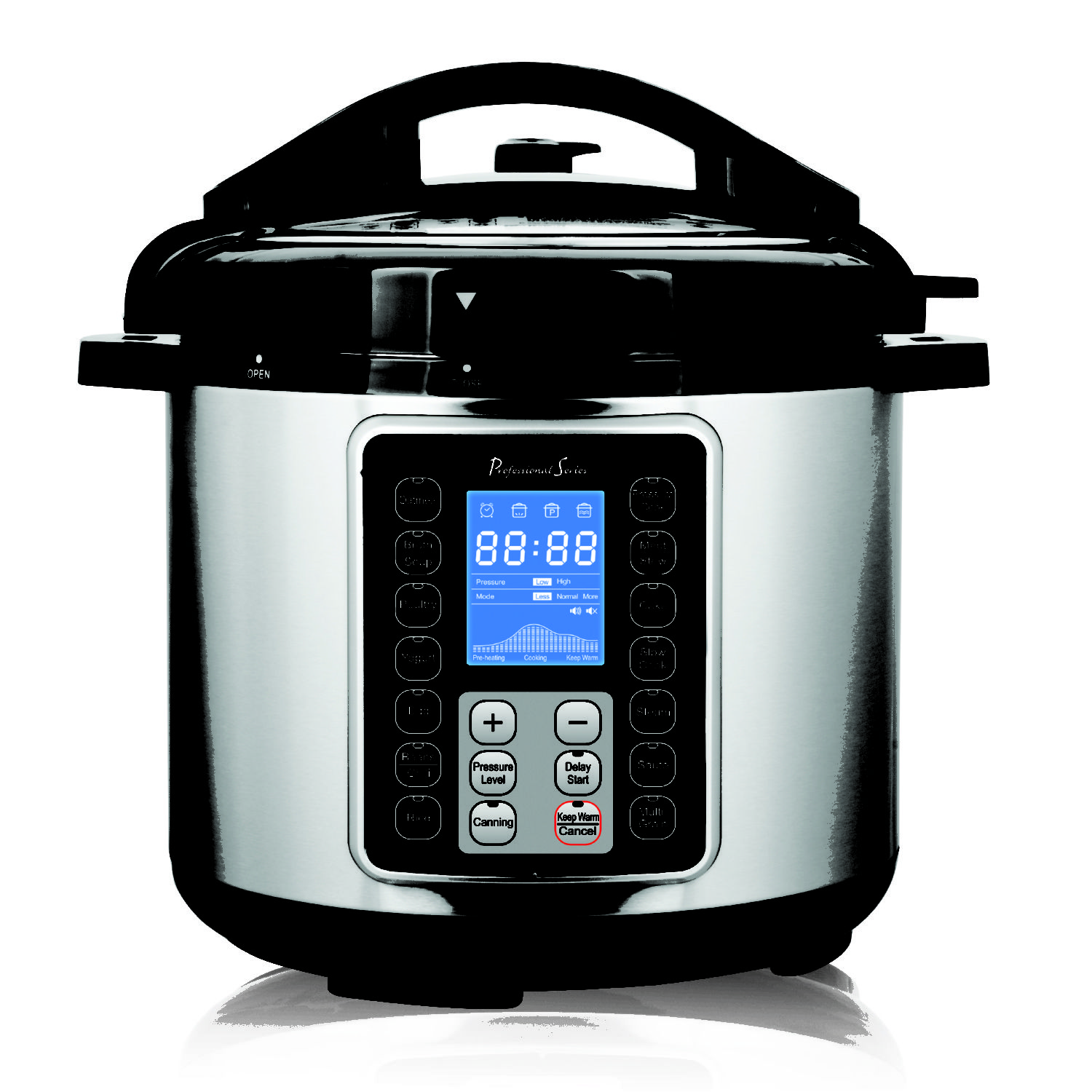 10 Qt. Pressure Cooker Stainless Steel - CE